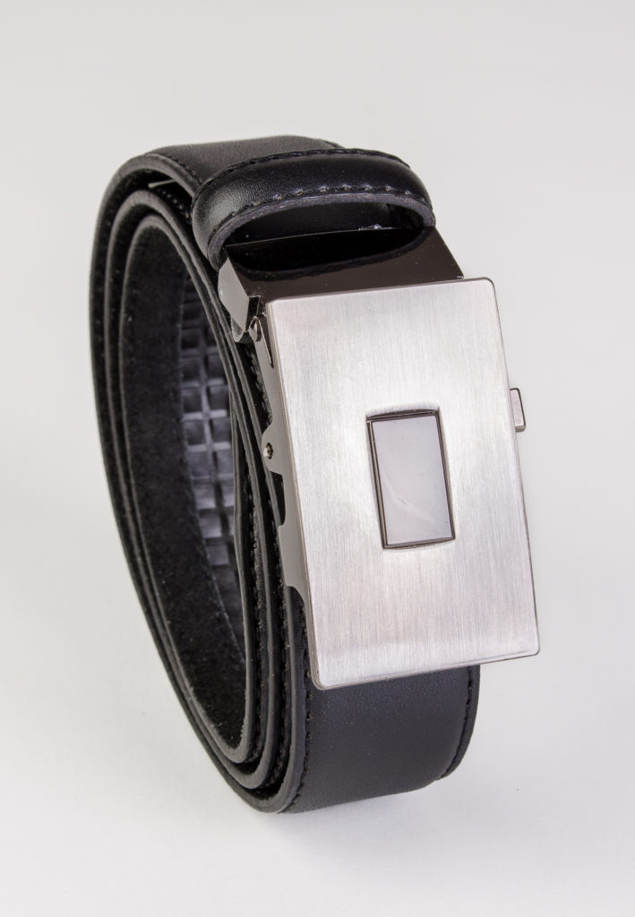 Black Rectangle Belt | Berra Tailors