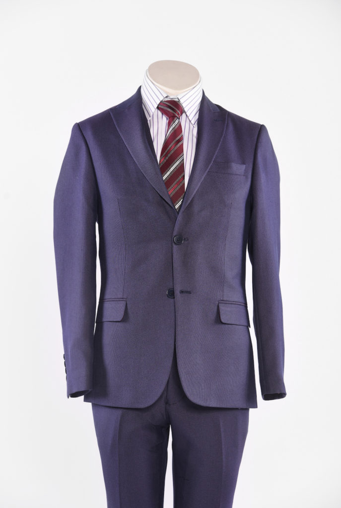 Purple Pinpoint Suit | Berra Tailors